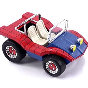 Marvel Spider-Man 1:24 Buggy Die-cast Car & 2.75" Figure, Toys for Kids and Adults