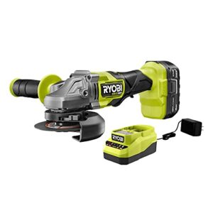 ryobi 18v one+ hp 4-1/2" brushless angle grinder kit - pblag01kmx - (bulk packaged)