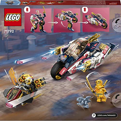 LEGO Ninjago 71792 Sola's Mecha Bike Racer, Toy Blocks, Present, Ninja, Carrot, Boys, Ages 8 and Up