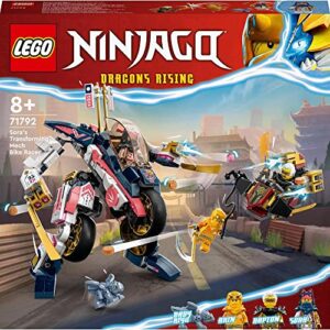 LEGO Ninjago 71792 Sola's Mecha Bike Racer, Toy Blocks, Present, Ninja, Carrot, Boys, Ages 8 and Up