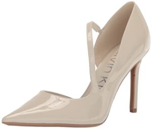 calvin klein women's drama pump, cloud gray 050, 8