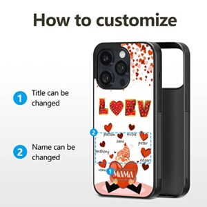 Customizable Phone Cases Funny Gifts for Women iPhone 11 12 13 14 Pro Max Plus Mini Xr Xs Samsung Note 7 8 9 10 20 Ultra Plus Moto Edge 20 Pro LITE Pixel 6 6Pro 7 Pro LG G6 7 8 (Red Heart Group Love)