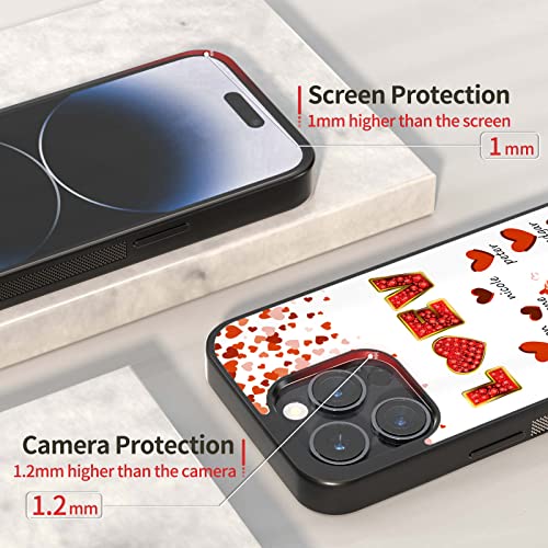 Customizable Phone Cases Funny Gifts for Women iPhone 11 12 13 14 Pro Max Plus Mini Xr Xs Samsung Note 7 8 9 10 20 Ultra Plus Moto Edge 20 Pro LITE Pixel 6 6Pro 7 Pro LG G6 7 8 (Red Heart Group Love)