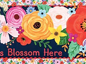 Teacher Created Resources Wildflowers Straight Rolled Border Trim - 50ft - Decorate Bulletin Boards, Walls, Desks, Windows, Doors, Lockers, Schools, Classrooms, Homeschool & Offices