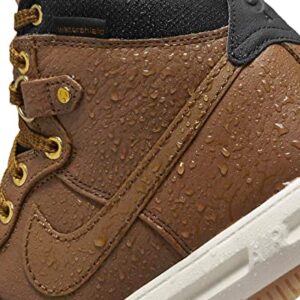 Nike Men's Lunar Force 1 Duckboot Ale Brown/Ale Brown-Black (805899 202) - 9.5