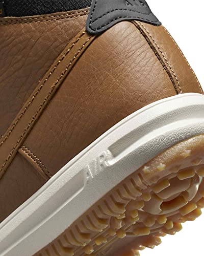 Nike Men's Lunar Force 1 Duckboot Ale Brown/Ale Brown-Black (805899 202) - 9.5