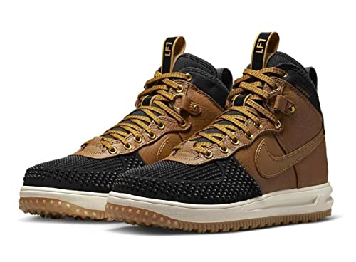 Nike Men's Lunar Force 1 Duckboot Ale Brown/Ale Brown-Black (805899 202) - 9.5