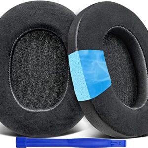 SOULWIT Cooling-Gel Replacement Earpads for Sony WH-1000XM5 (WH1000XM5) Noise Canceling Headphones, Ear Pads Cushions with High-Density Noise Isolation Foam, Added Thickness - Black