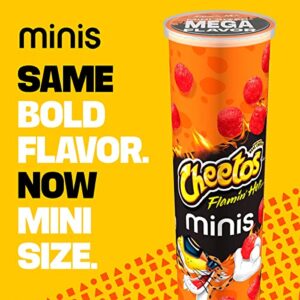 Cheetos Minis, Flamin' Hot Cheese Flavored Canisters, (6 Pack)