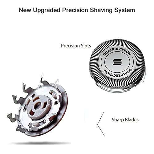 SH30 Replacement Heads for Philips Norelco 3000 Replacement Blades for phillips norelco 3000 Replacement Electric Shaving Head Blades Series 3000,2000,1000,3500 New Upgrade Replacement SH30/52 Head