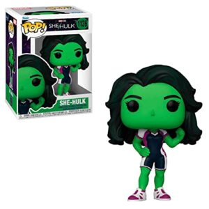 POP Marvel: [She Hulk] Attorney at Law - [She Hulk] Funko Vinyl Figure (Bundled with Compatible Box Protector Case), Multicolor, 3.75 inches