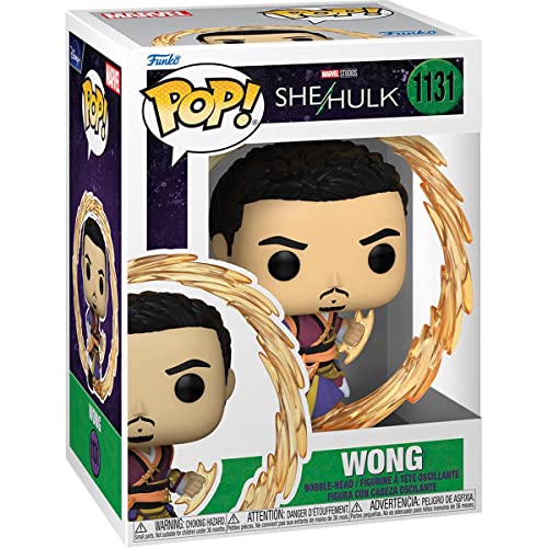 POP Marvel: [She Hulk] Attorney at Law - Wong Funko Vinyl Figure (Bundled with Compatible Box Protector Case), Multicolor, 3.75 inches