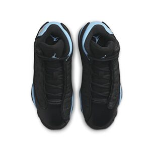 Nike Air Jordan 13 Retro Big Kids' Shoes (Black/White/University Blue, us_Footwear_Size_System, Big_Kid, Numeric, Medium, Numeric_7)