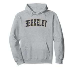 berkeley california ca vintage athletic sports design pullover hoodie