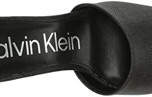 Calvin Klein Women's Bradon Heeled Sandal, Black 001, 9