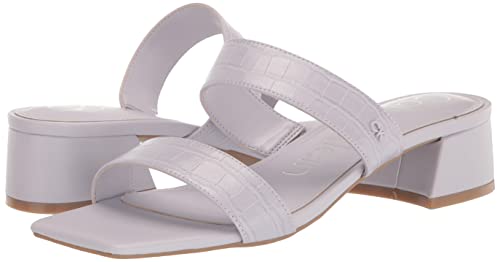 Calvin Klein Women's PANEER Heeled Sandal, Lavender 530, 7