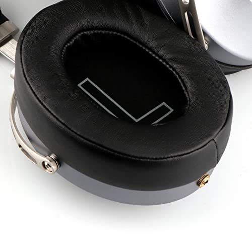 Linsoul WGZBLON B50 50mm Composite Diaphragm Closed-Back Headphone Lightweight Over-Head Headphone with CNC Aluminum Case, Steel Headband, Detachable 3.5mm Cable for Musician Audiophile (Silver, B50)