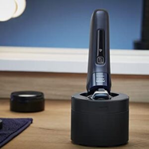 Philips Norelco Shaver 7800, Rechargeable Wet & Dry Electric Shaver with SenseIQ Technology, Quick Clean Pod, Charging Stand, Travel Case and Pop-up Trimmer, S7885/85