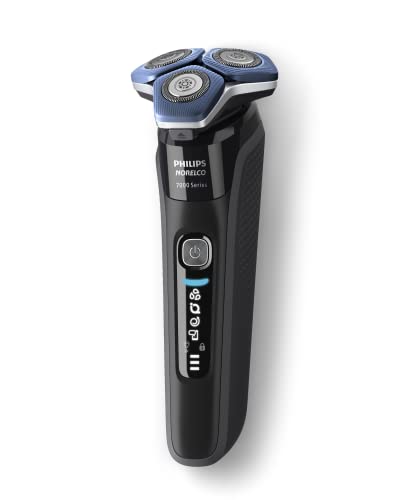 Philips Norelco Shaver 7600, Rechargeable Wet & Dry Electric Shaver with SenseIQ Technology, Quick Clean Pod, Travel Case and Pop-up Trimmer, S7886/84, Multi