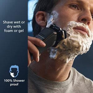 Philips Norelco Shaver 7600, Rechargeable Wet & Dry Electric Shaver with SenseIQ Technology, Quick Clean Pod, Travel Case and Pop-up Trimmer, S7886/84, Multi