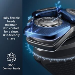 Philips Norelco Shaver 7600, Rechargeable Wet & Dry Electric Shaver with SenseIQ Technology, Quick Clean Pod, Travel Case and Pop-up Trimmer, S7886/84, Multi