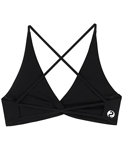 AUROLA Venus Sports Bras Women Workout Athletic Removable Padded Backless Strappy Low Support Gym Fitness Yoga Crop Top