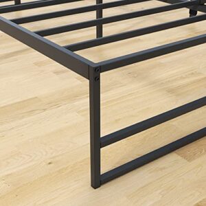 Lamhorm Twin Size Single Bed Frame for Kids Adults, Heavy Duty Metal Platform Bed Frames with Large Storage, Easy Assembly, Sturdy, Non-Slip, No Box Spring Needed(Twin)