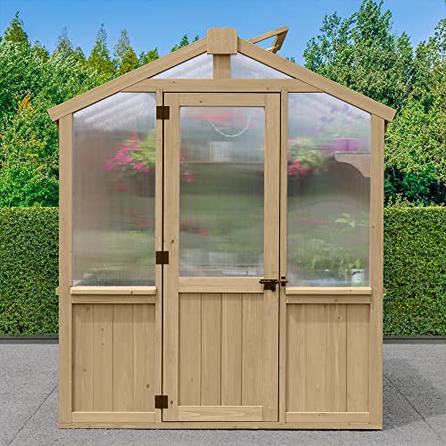 Yardistry 6.7' x 7.8' Meridian Greenhouse