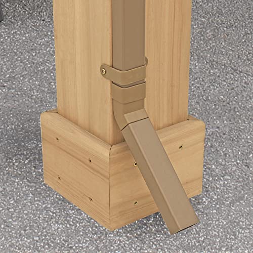 Yardistry Rain Gutter Kit for The 12' x 12' Meridian Gazebo