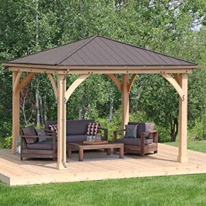 Yardistry Rain Gutter Kit for The 12' x 12' Meridian Gazebo