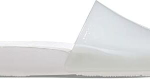 Crocs Women's Splash Slides Sandal, White, 6