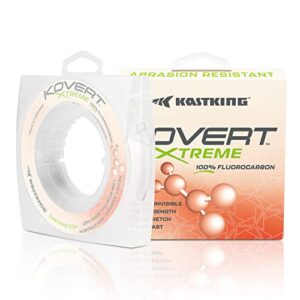 kastking kovert xtreme 100% fluorocarbon fishing line,20lb,200yds