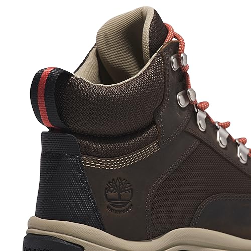 Timberland Women's White Ledge Mid Ankle Hiking Boot, Dark Brown Full-Grain, 8.5