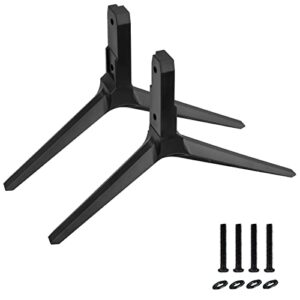 base stand for vizio tv legs, for vizio 50 inch smart tv, for vizio d50x-g9 v505-h9 m506x-h9 v505-h19 v505-g9, base stand for vizio tv stand easy to install, with screw set