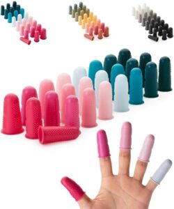 mr. pen- hot glue gun finger protectors, 24 pcs, silicone finger protectors, rubber fingers tips, rubber finger covers, rubber finger tips protector, finger gripper, finger grip, finger rubber tips