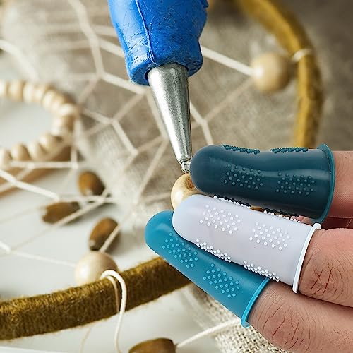 Mr. Pen- Hot Glue Gun Finger Protectors, 24 pcs, Silicone Finger Protectors, Rubber Fingers Tips, Rubber Finger Covers, Rubber Finger Tips Protector, Finger Gripper, Finger Grip, Finger Rubber Tips