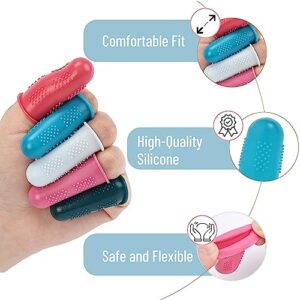 Mr. Pen- Hot Glue Gun Finger Protectors, 24 pcs, Silicone Finger Protectors, Rubber Fingers Tips, Rubber Finger Covers, Rubber Finger Tips Protector, Finger Gripper, Finger Grip, Finger Rubber Tips