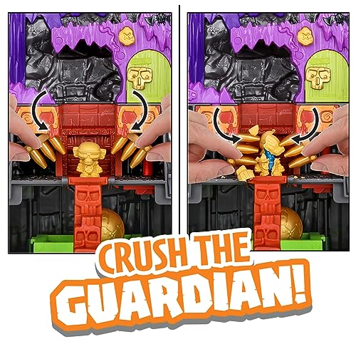 TREASURE X Lost Lands Skull Island Skull Temple Mega Playset, 40 Levels of Adventure. 4 Micro Sized Action Figs. Survive The Traps and Discover Guaranteed Real Gold Dipped Treasure