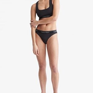 Calvin Klein Women's Athletic Unlined Bralette, Black