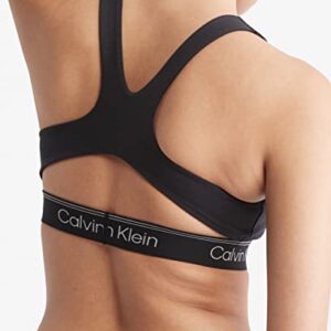 Calvin Klein Women's Athletic Unlined Bralette, Black