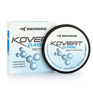 kastking kovert classic fluorocarbon line250 yd 12 lb