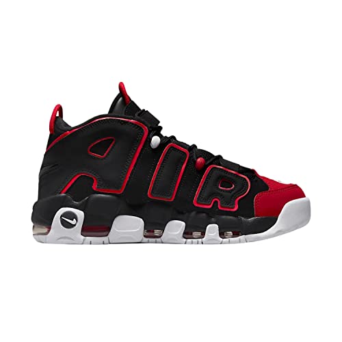 Nike Air More Uptempo '96 Mens Shoes Size - 9, Black/Black-university Red