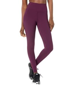 under armour meridian leggings purple stone/metallic silver xs (us 0-2) r