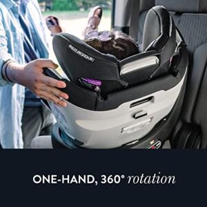 Evenflo Gold Revolve360 Extend All-in-One Rotational Car Seat with SensorSafe (Moonstone Gray)