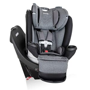 Evenflo Gold Revolve360 Extend All-in-One Rotational Car Seat with SensorSafe (Moonstone Gray)