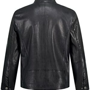 JP 1880 Menswear Big & Tall Plus Size L-8XL Biker Style Jacket black XXXXXX-Large 815880130