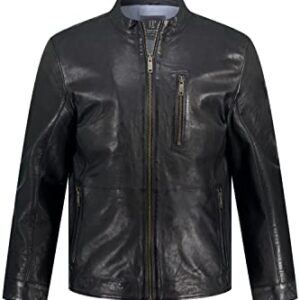 JP 1880 Menswear Big & Tall Plus Size L-8XL Biker Style Jacket black XXXXXX-Large 815880130