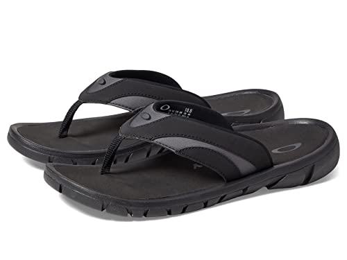 Oakley Men's O Coil Sandal, Blackout, Numeric_15