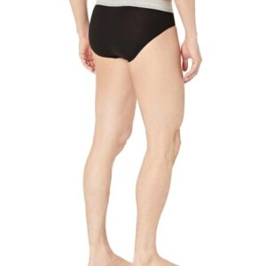 Calvin Klein Men's Cotton Stretch 3-Pack Hip Brief, Black Bodies W/Grey Heather, Silver Birch, Raspberry Blush, Small