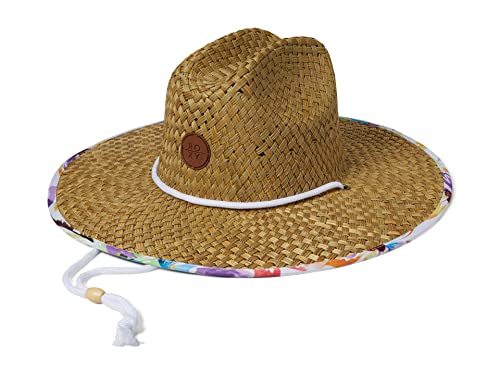 Roxy Women's Pina to My Colada Straw Hat, Snow White PUALANI Combo 231